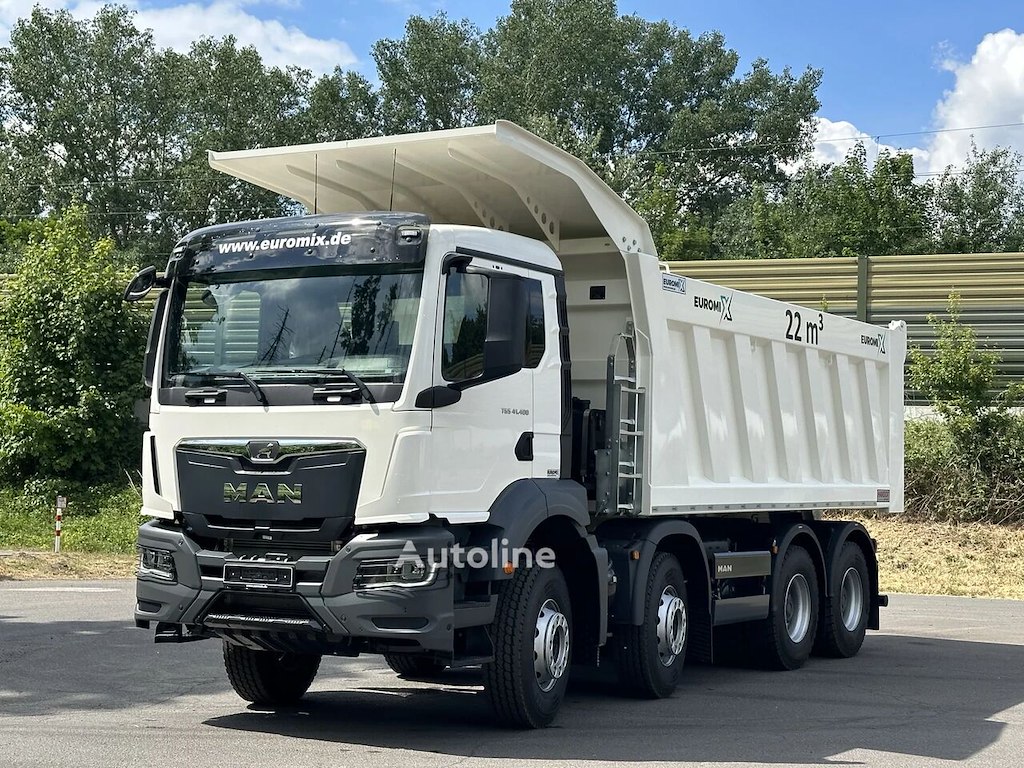 Novi MAN TGS 41.400 MAN TGS 41.400 8x4 Euro 2 EuromixMTP 22m³ Mulden Kipp kiper