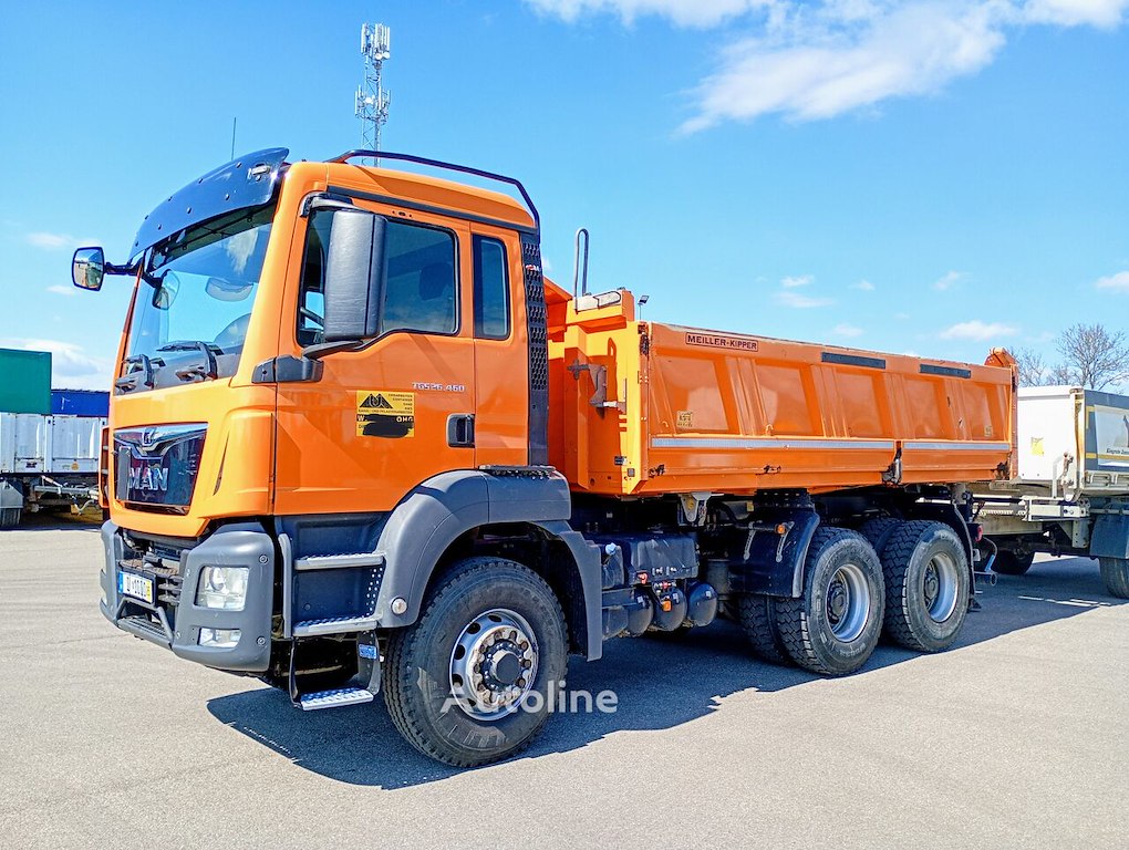 MAN TGS 26.460 6X6 KIPPER MEILLER BORDMATIC 6X4 HYDRODRIVE kiper