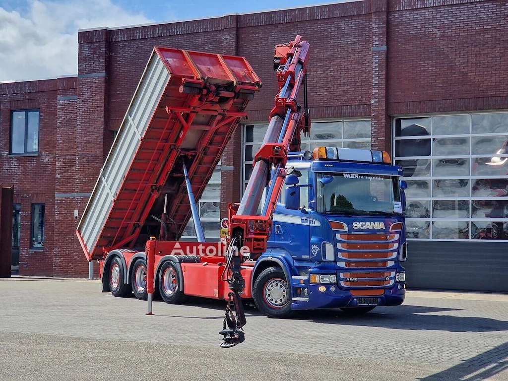 Scania R560 V8 8x4*4 - HIAB 244 K5 Crane / Kran / Grua with remote - St kiper
