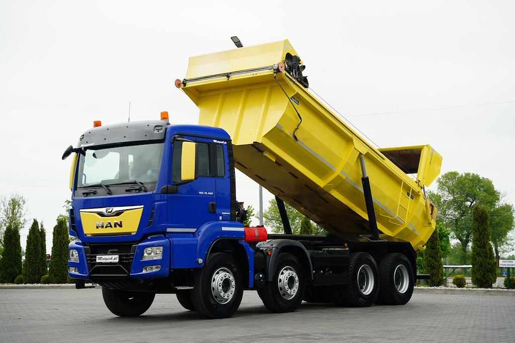 MAN TGS 35.460 / 8x4 / WYWROTKA 5.8 M / HYDROKLAPA / NAVI / 2018 ROK kiper