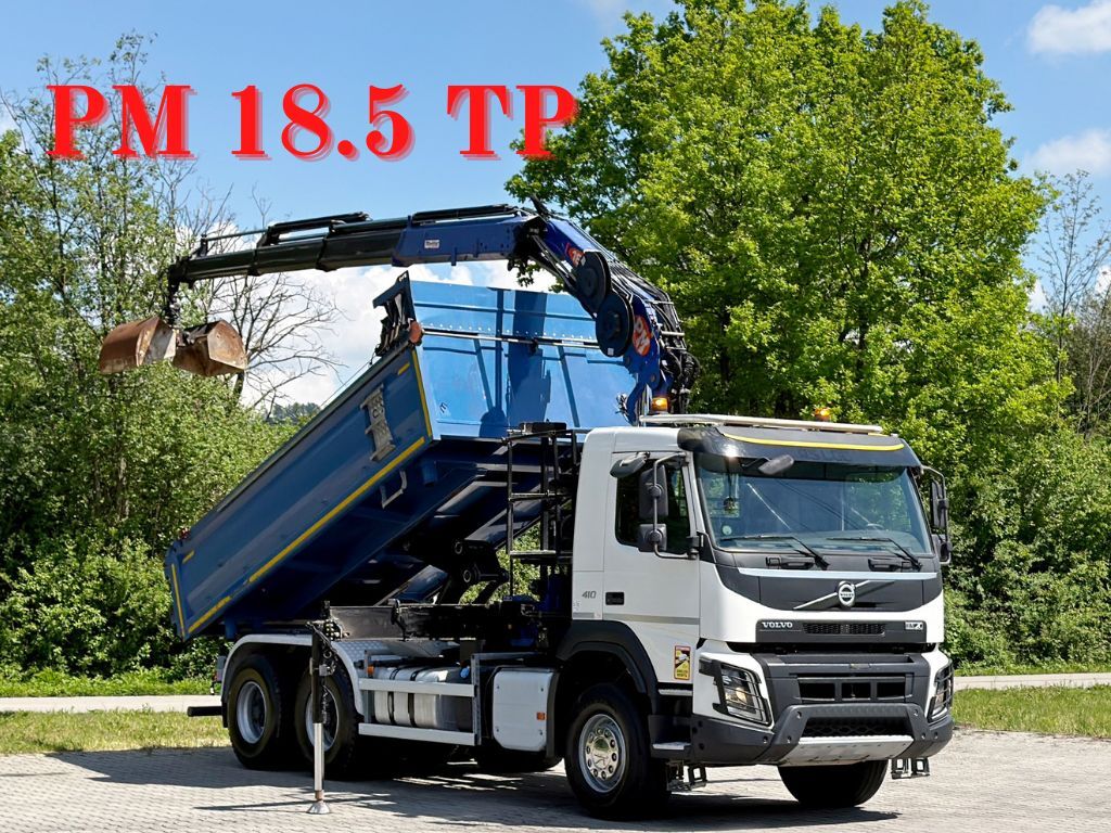 Volvo FMX 410 Kipper 4,90m *PM 18.5 TP/FUNK *6x4 kiper