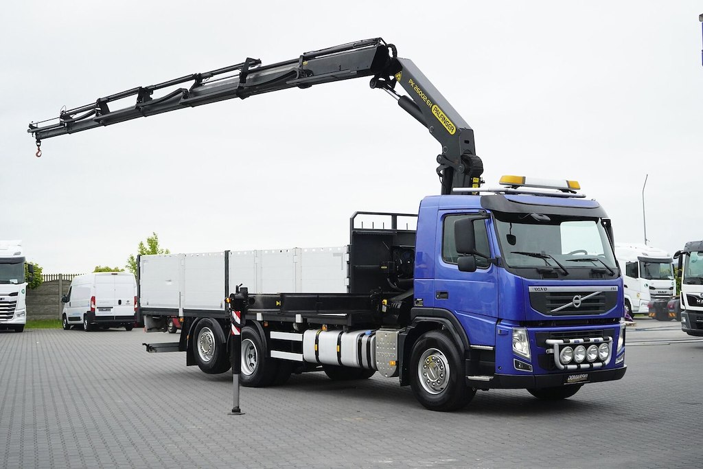 Volvo FM / 420 / 6 X 2 / SKRZYNIOWY + HDS / PALFINGER PK 26002 / WYS. kamion s ravnom platformom