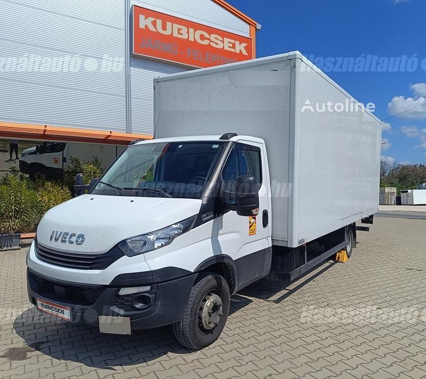 IVECO DAILY 70C18 DOBOZOS-EMELŐHÁTFALAS 6.14m kamion furgon