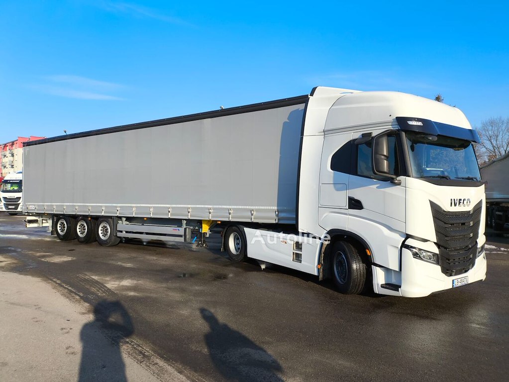 Nova Schmitz Cargobull SCS 24/L poluprikolica sa kliznom ceradom