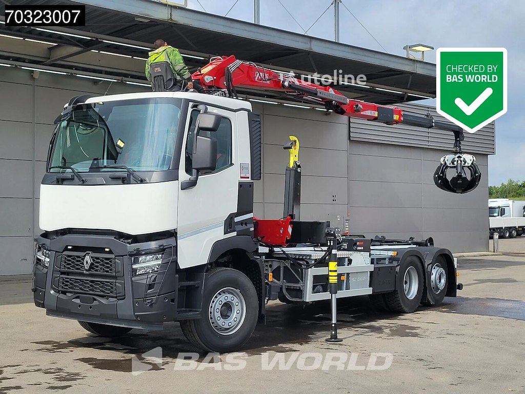 Novi Renault C 480 C 6X2 NEW! Penz Crane 15Z.9.50R HIAB 20S56 containersystem kamion rol kiper