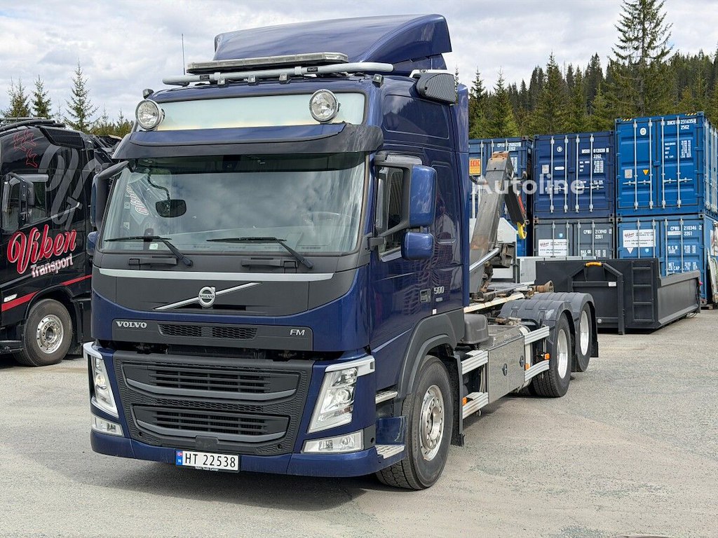 Prodaje se Volvo FH 500 KROKBIL- 3 AKSLET - MULTILIFT KROK - 232 212 KM rol kiper sa kukom na aukciji