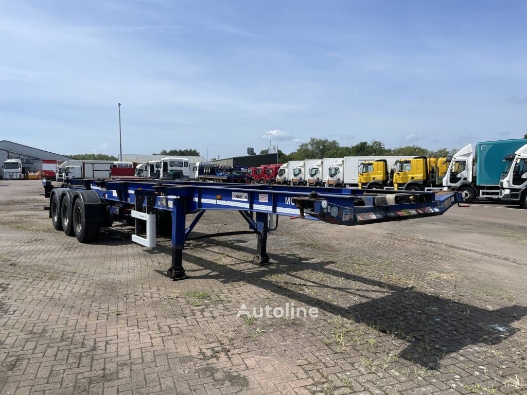 Dennison LOCK AND GO SLIDING SKELETAL TRAILER – 2015 – C388518 poluprikolica za prevoz kontejnera