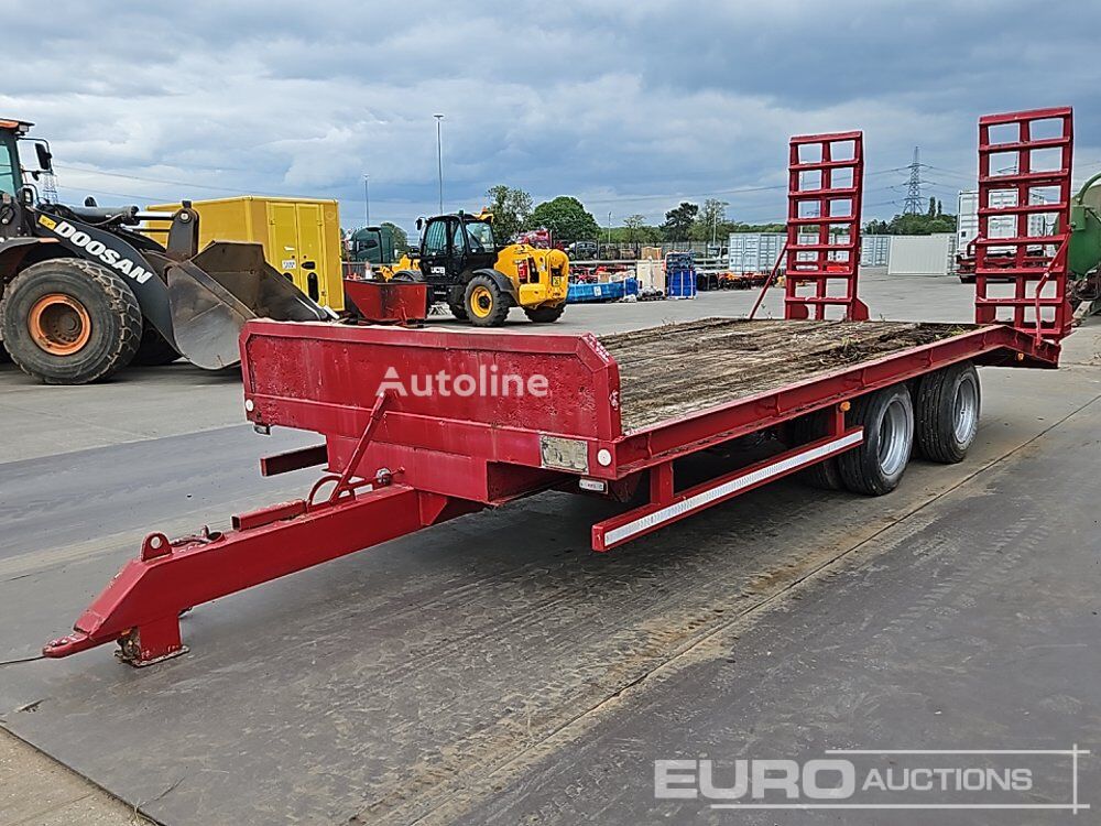 Prodaje se Chieftain Twin Axle Flatbed Trailer, Ramps poluprikolicu platformu na aukciji