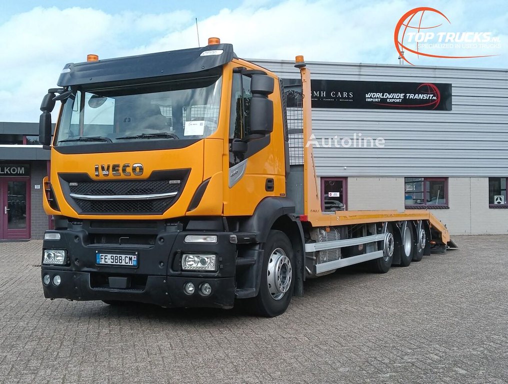 IVECO STRALIS S 420 8x2 - Machine transporter, Ramp truck, Retarder, A autotransporter