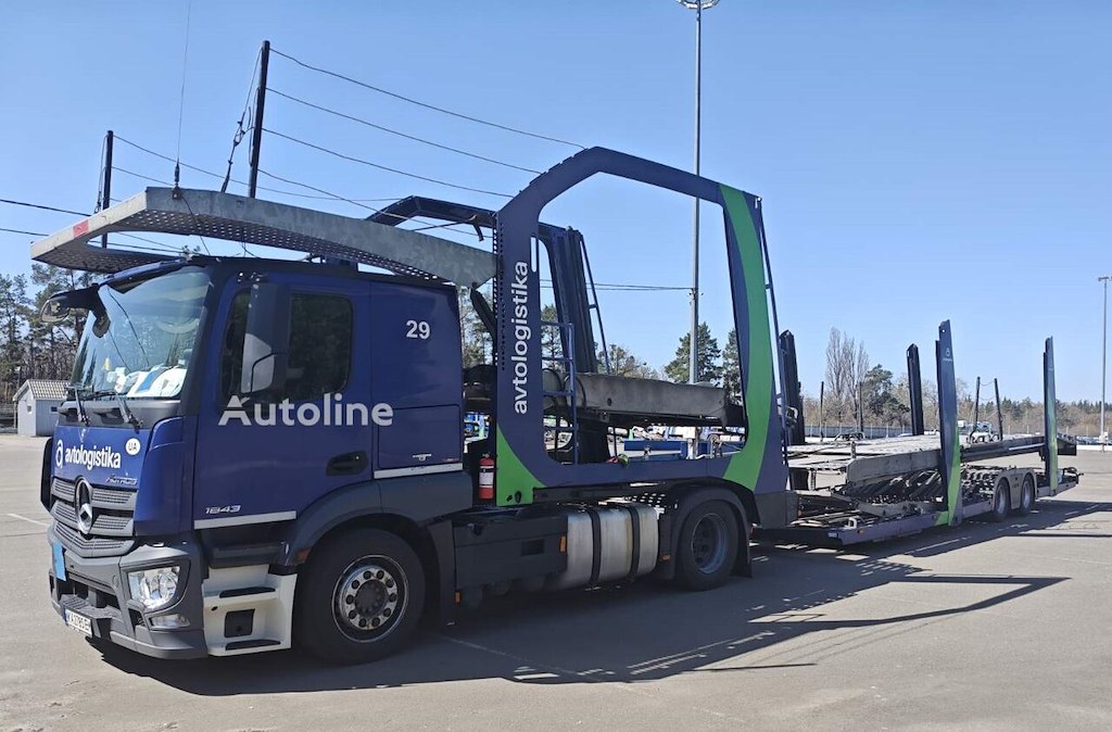Mercedes-Benz Actros 1843 autotransporter + prikolica autotransportera