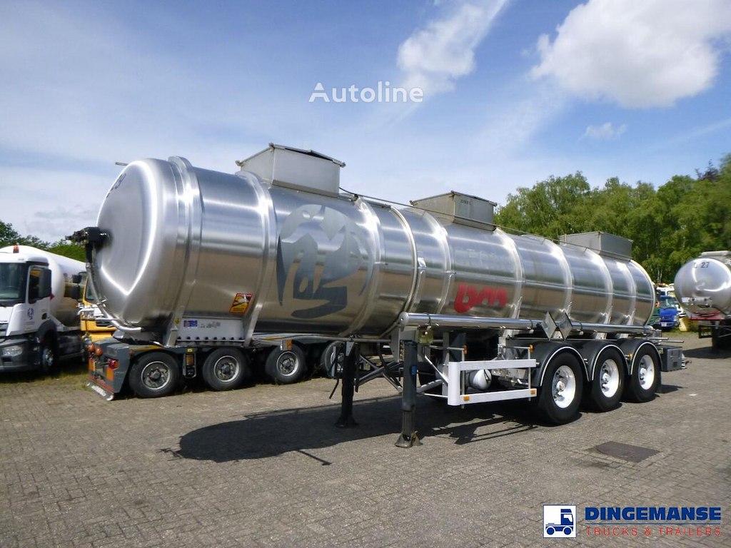 Magyar Chemical tank inox L4BH 22.5 m3 / 1 comp cisterna za prevoz hemikalija