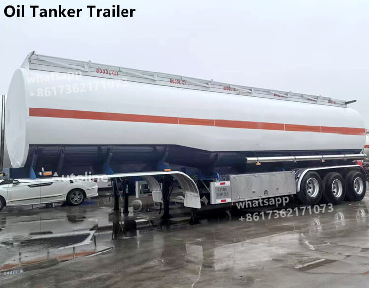 Nova Titan TITAN 3 axle 45000L Petrol Diesel Oil Tank Trailer for Sale in O cisterna za goriva i maziva