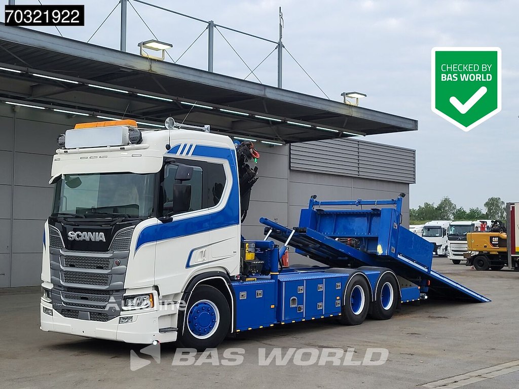 Scania R580 R 6X2 Abschleppwagen Palfinger PK33002 EH Crane Winch Recov šlep auto