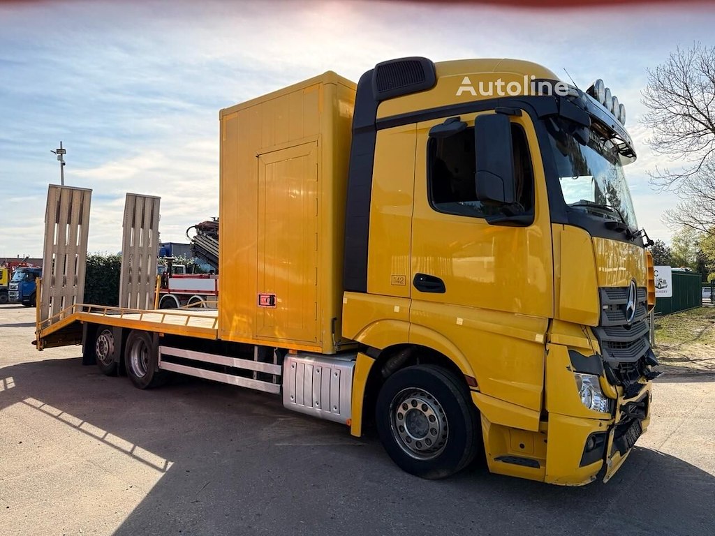 Mercedes-Benz ACTROS 2745 6x2 OPRIJWAGEN / AUTOTRANSPORTER / MACHINE CARRIER - šlep auto