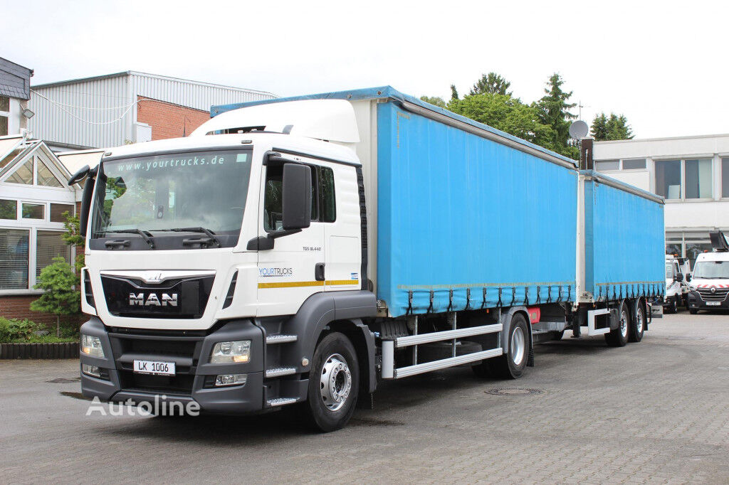 MAN TGS 18.440 Plane Zug Schlafplatz AHK Retarder kamion s ceradom