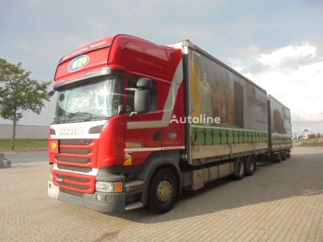 Scania R400 6X2 kamion s ceradom + prikolica sa ceradom