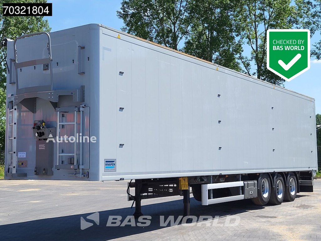 Knapen Trailers K100 Lift Axle 10mm 92m3 poluprikolica sa pokretnim podom