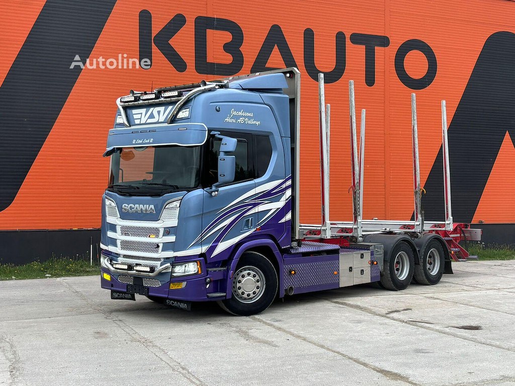 Scania R660 6X4 RETARDER kamion za prevoz drva