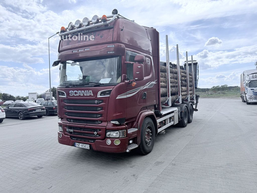 Scania R730 kamion za prevoz drva