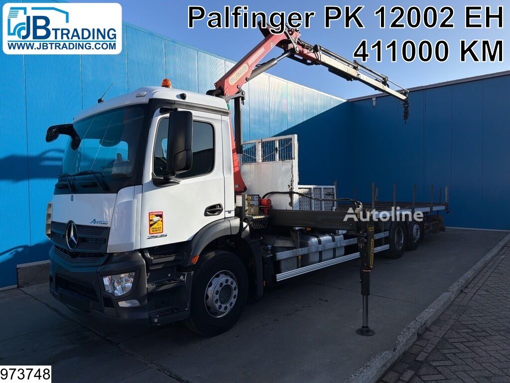 Mercedes-Benz Antos 2535 6x2, EURO 6, Palfinger, Remote kamion za prevoz drva