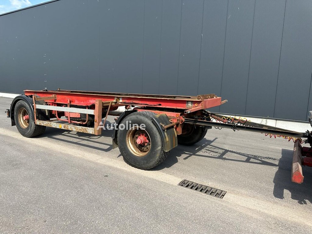 DEOM - SCHMIT R202P 2-AXLES CONTAINER TRANSPORT - BPW - GOOD TI prikolica za kontejnere