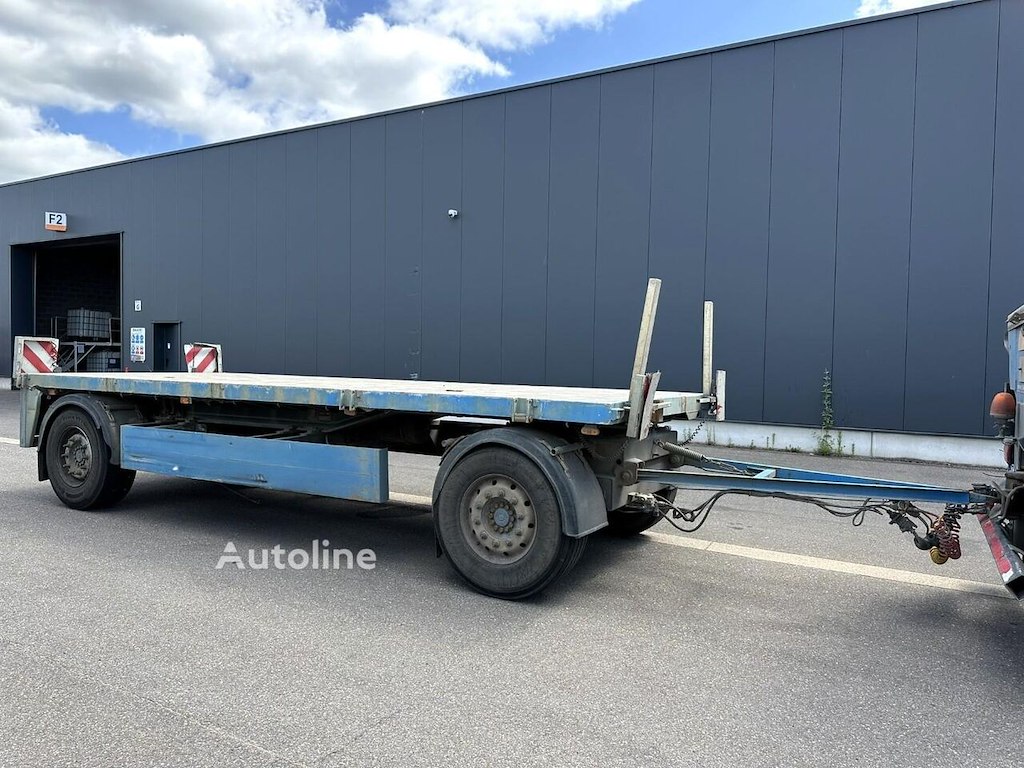 KWB A-182-ALI - AANHANGER ALU - BOUWMATERIALEN - 6m50 - DISC BRAKES prikolica platforma