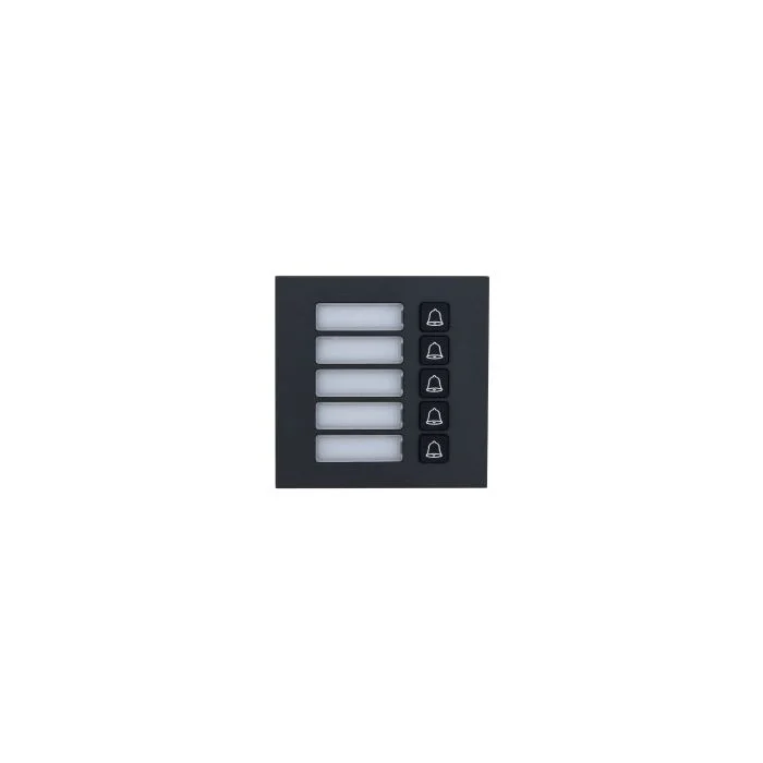 Dahua VTO4202FB-MB5 - Modul sa 5 pozivnih tastera za modularni interfon (IK07)
Dahua VTO4202FB-MB5 - Modul sa 5 pozivnih tastera za modularni interfon (IK07)