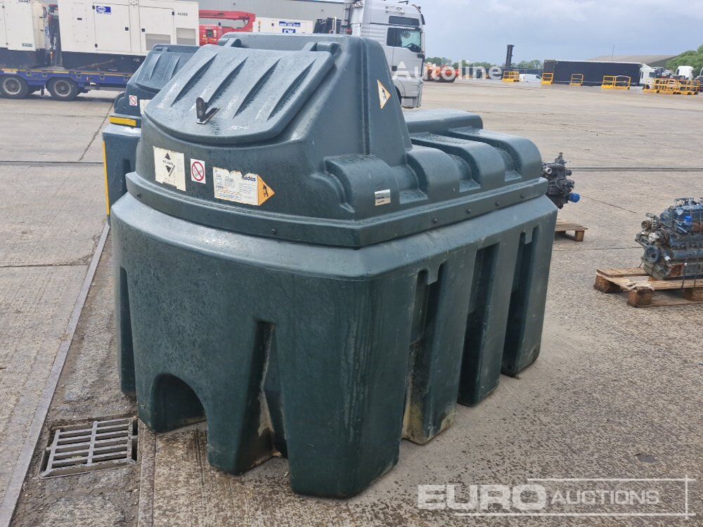 Prodaje se Midas 2400 Litre Static Plastic Bunded Fuel Bowser rezervoar za skladistenje goriva na aukciji