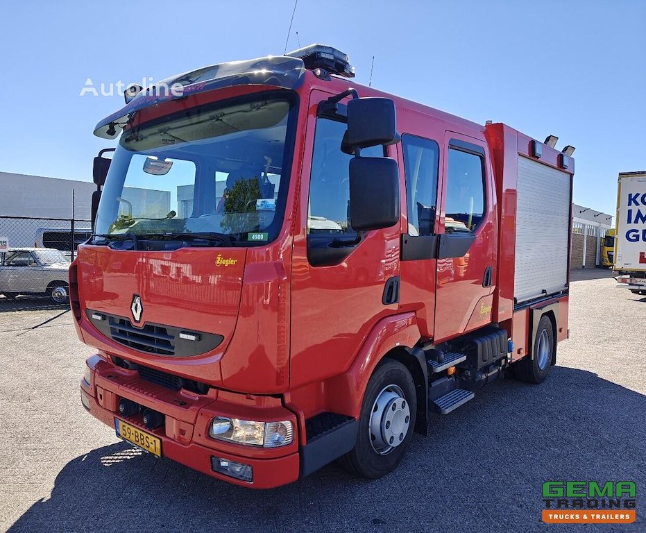 Renault MIDLUM 220.10 EXTRA LIGHT 4x2 Double Cab (6-seater) Euro5 - Zieg vatrogasno vozilo