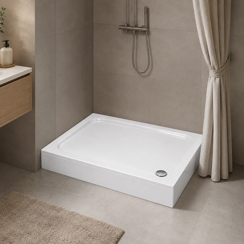POLYAGRAM Alfa tuš kada 75×110 cm u kompletu (ALFA-110X75-KOM)