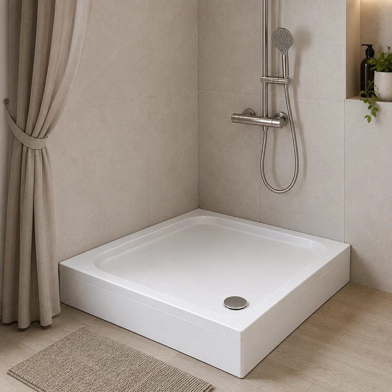 POLYAGRAM Alfa tuš kada 80×90 cm u kompletu (ALFA-90X80-KOMP)