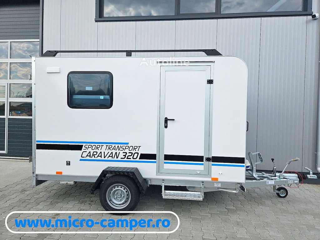 Nova Tomplan SPORT TRANSPORT CARAVAN 320, remorca camping si transport moto suza prikolica