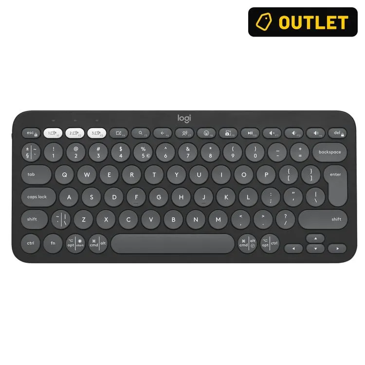 LOGITECH Pebble Keys 2 K380s 920-011851 Graphite OUTLET
