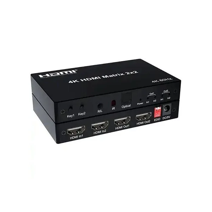 HDMI swich 4K Matrix 2x2 Kettz HM-K252 60Hz