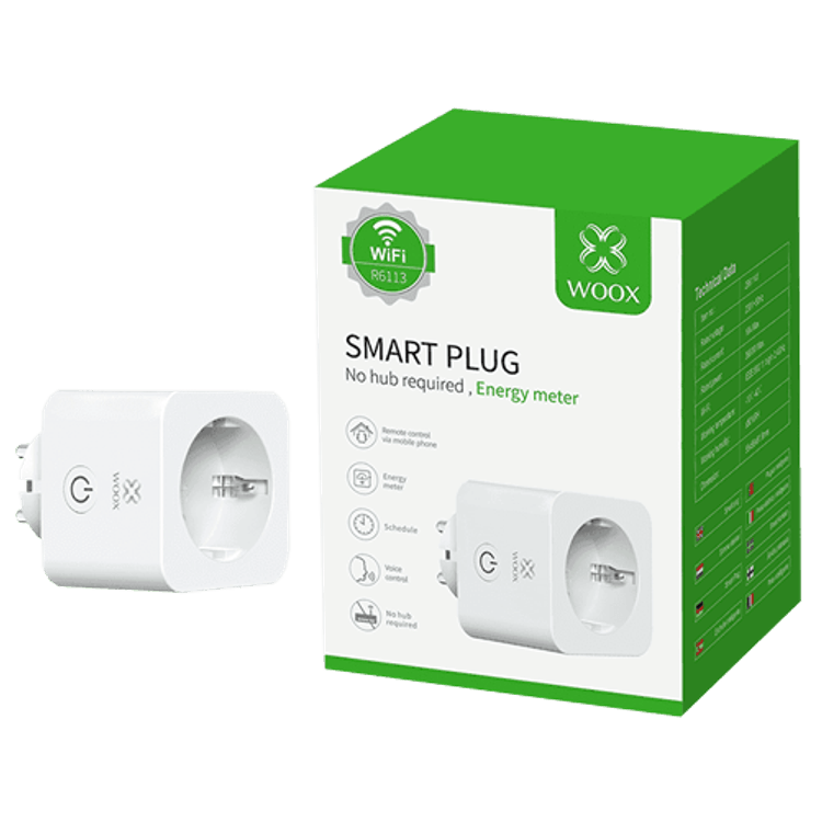 WOOX Smart R6113 WiFi 16A EU Pametna utičnica sa merenjem potrošnje