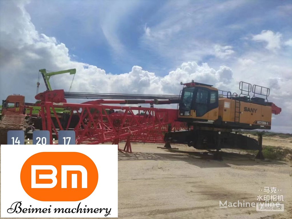 Sany used 2021 150T SCC1500A-6 kran guseničar