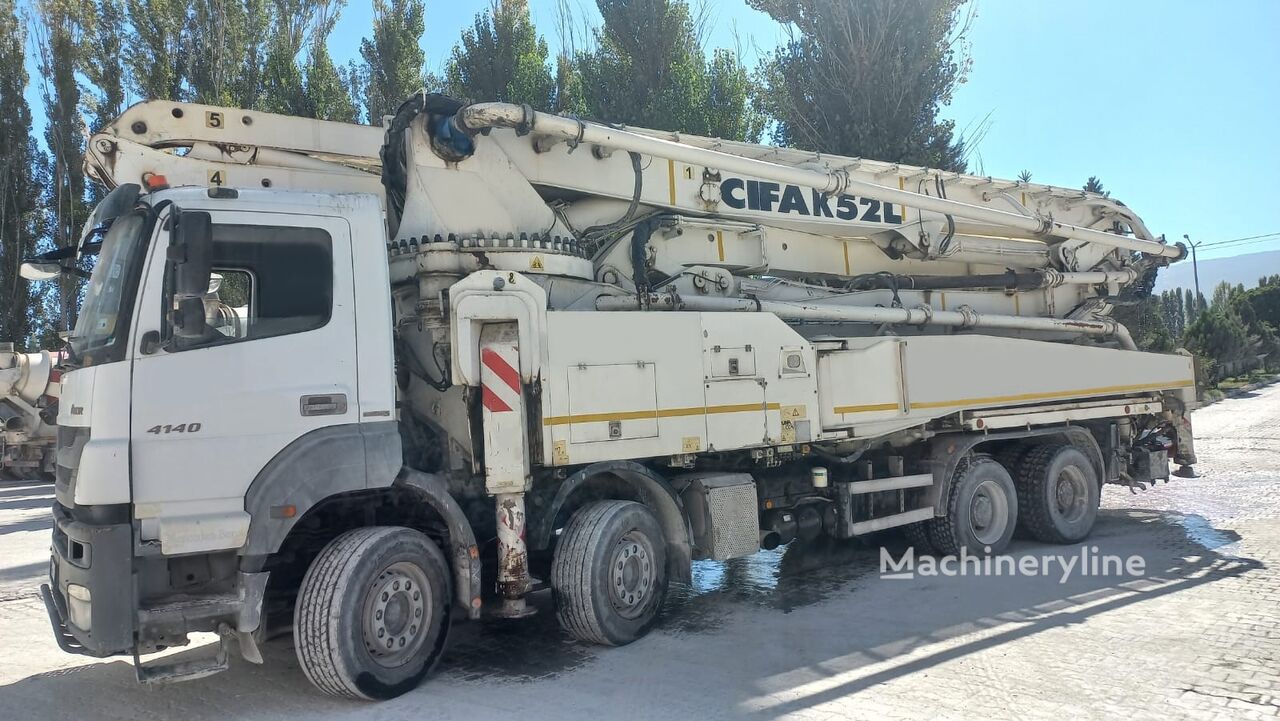 Cifa 2016 na šasiji Mercedes-Benz 4140 pumpa za beton