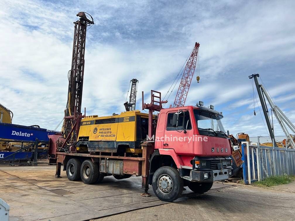 Sisu 12E480 6x6 water well drill atlas copco XRV410 bušaće postrojenje