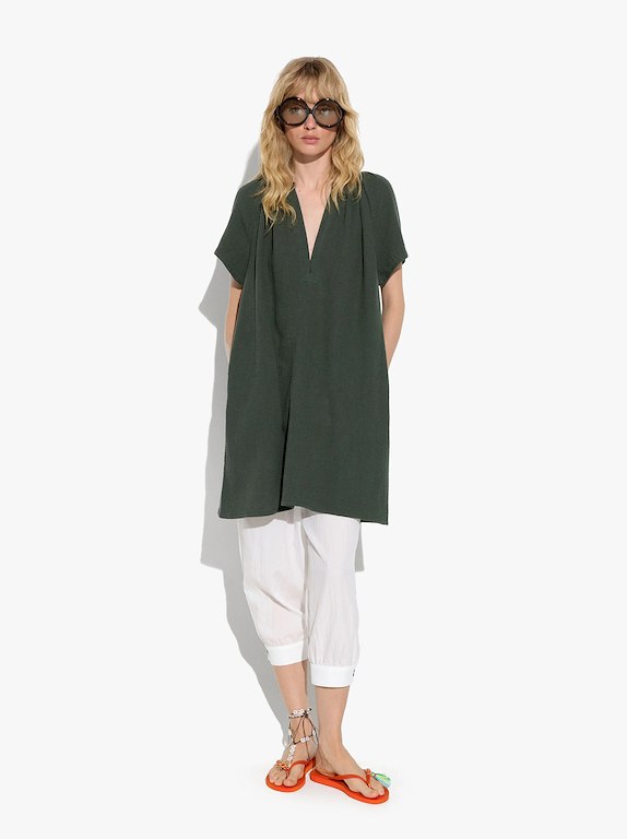 PLAIN DRESS WITH 100% COTTON