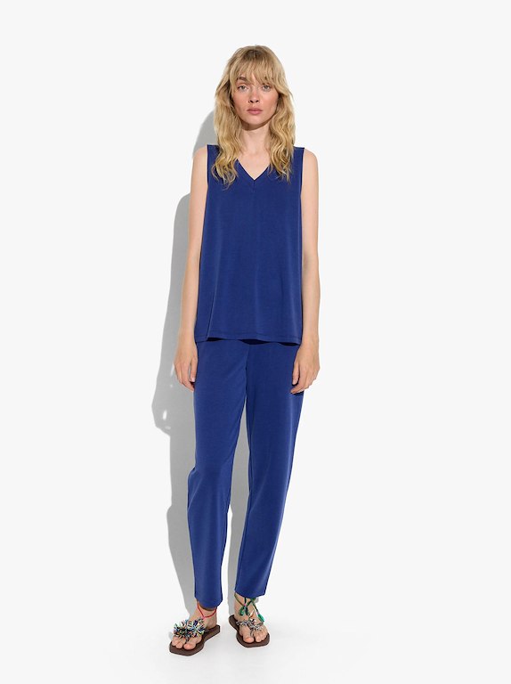 FLUID TROUSERS WITH ELASTIC WAIST