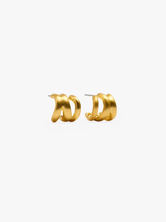 OPEN HOOPS WITH TRIPLE EFFECT