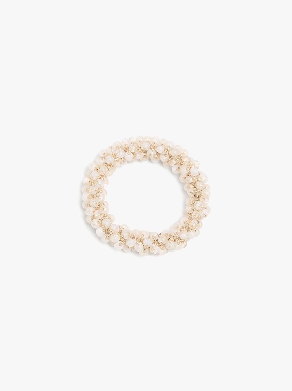 HAIR ELASTIC BAND WITH BEADS
