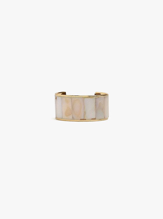 HAIR ELASTIC BAND ROUND DETAIL WITH SHELLS