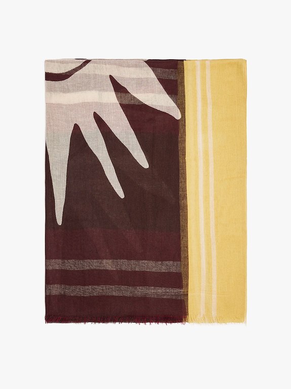 PRINTED SCARF WITH 100% COTTON