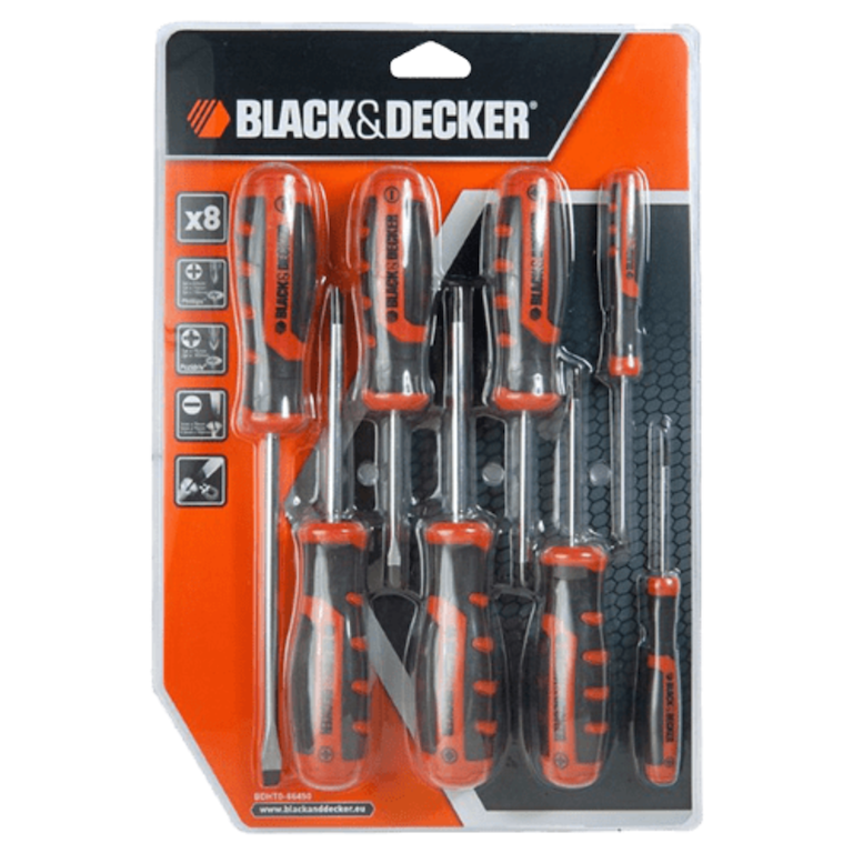 Black&Decker – Set odvijača 8 komada – BDHT0-66450
