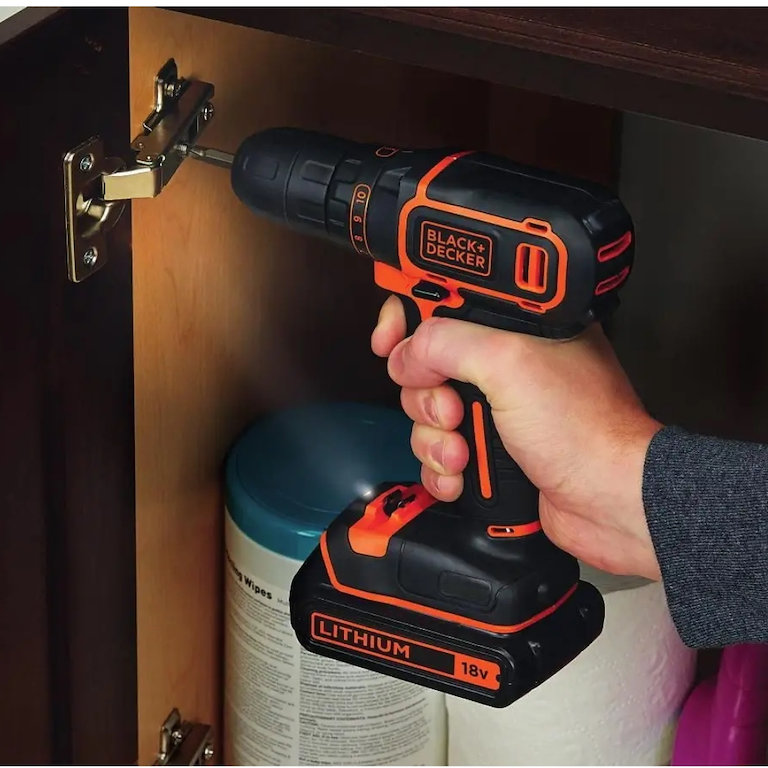 Black&Decker Aku. bušilica-odvrtač 18V LI-Ion, BDCDC18K1BA