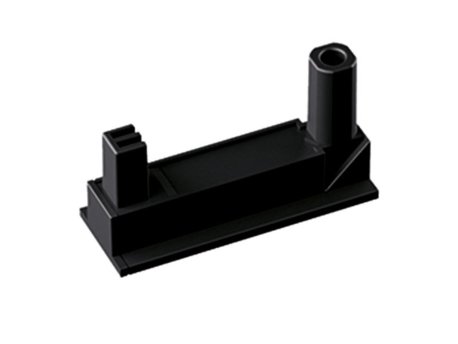 BACHMANN Samolepljivi nosač razvodne kutije tipa DESK2, crni