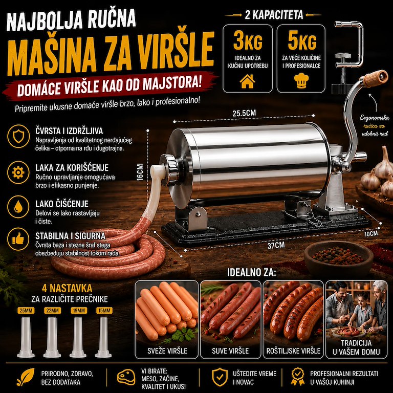HORIZONTALNI TOP ZA KOBASICE