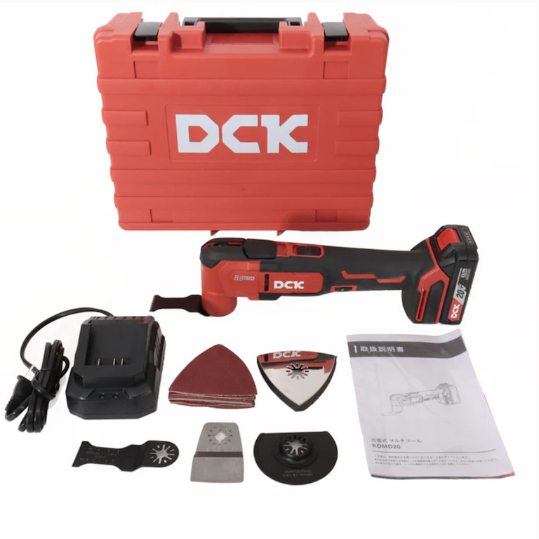 DCK – Aku višenamenski alat bez četkica, sa 2×2.0Ah baterije i punjačem, 20V – KDMD20AM