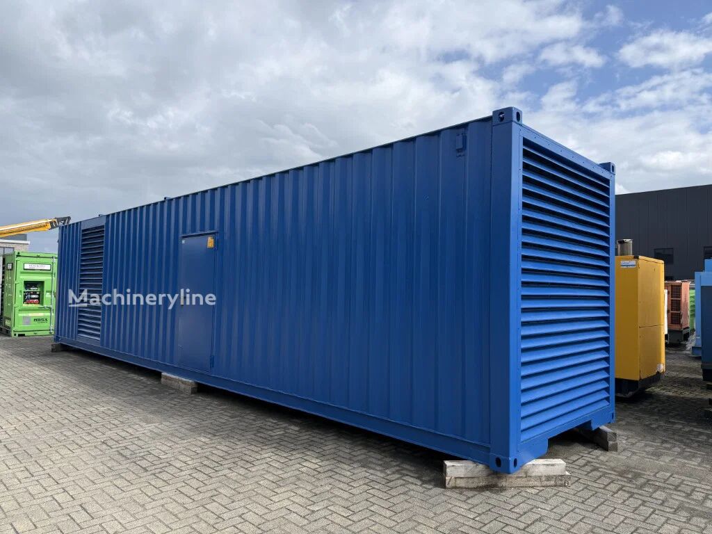 Perkins 4008 TAG2 Stamford 1000 kVA Silent generatorset in 40 ft contain diesel generator